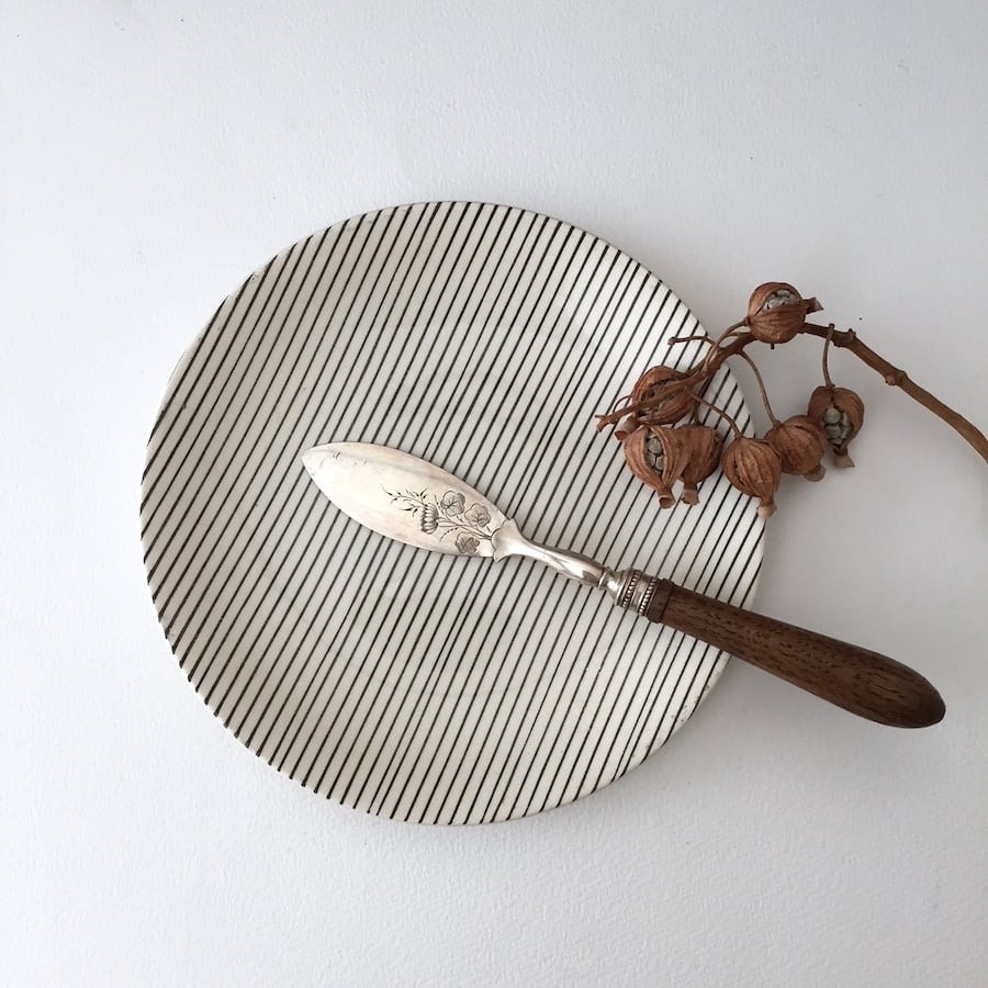 antique butter knife /アンティーク木製ハンドルバターナイフ | cocon