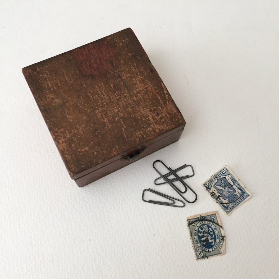 wooden box / アンティーク木箱 | cocon