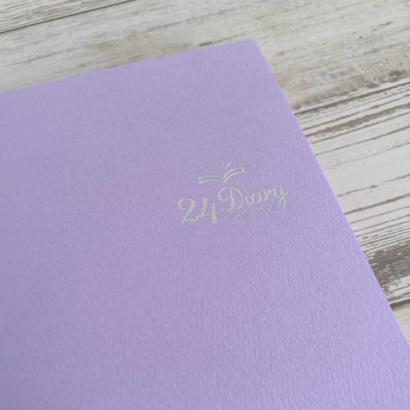 24Diary「ライラックラベンダー」（1冊3ヶ月・日付曜日フリー） | 24Diary 公式...