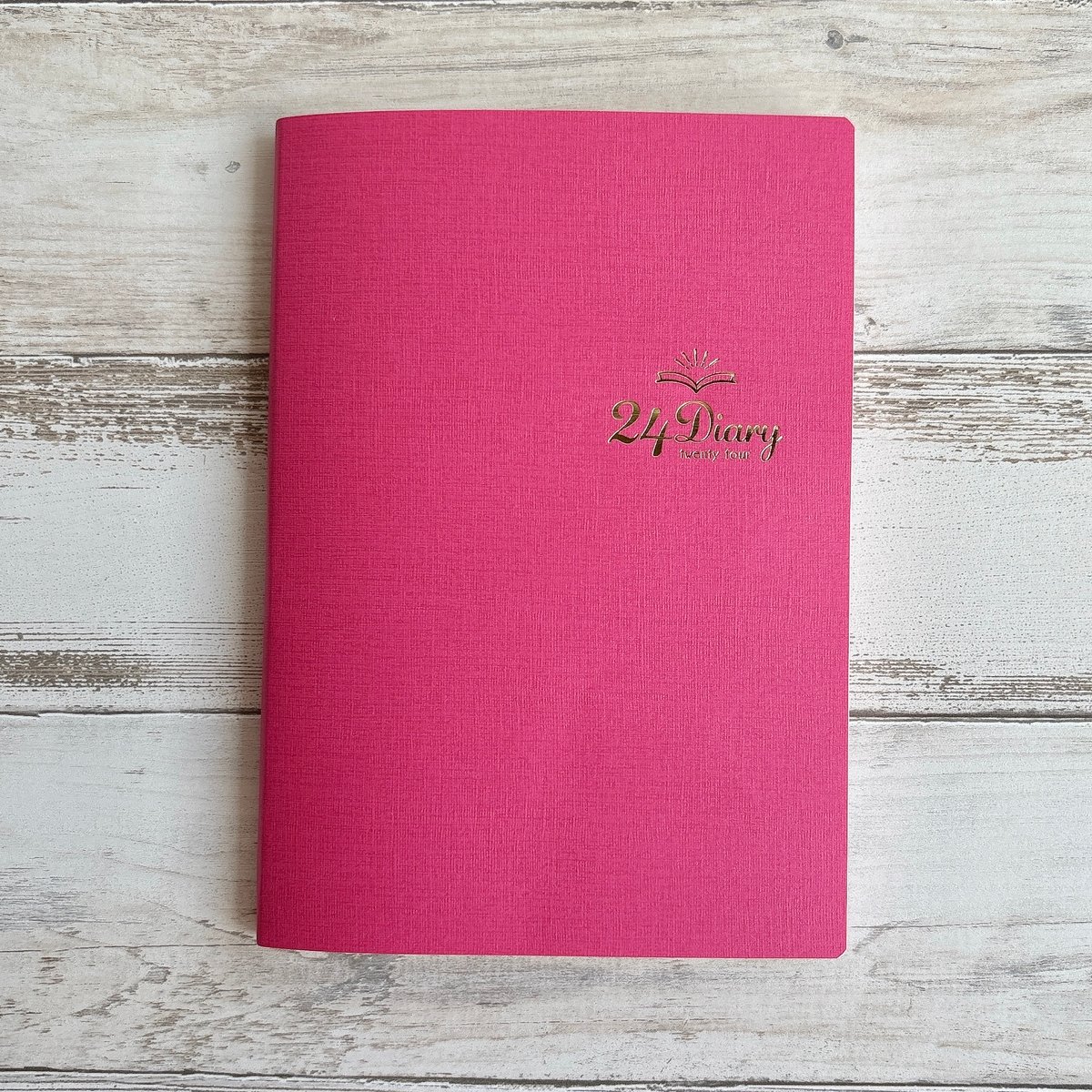 24Diary「ベリーピンク」（1冊3ヶ月・日付曜日フリー） | 24Diary 公式オンライ...