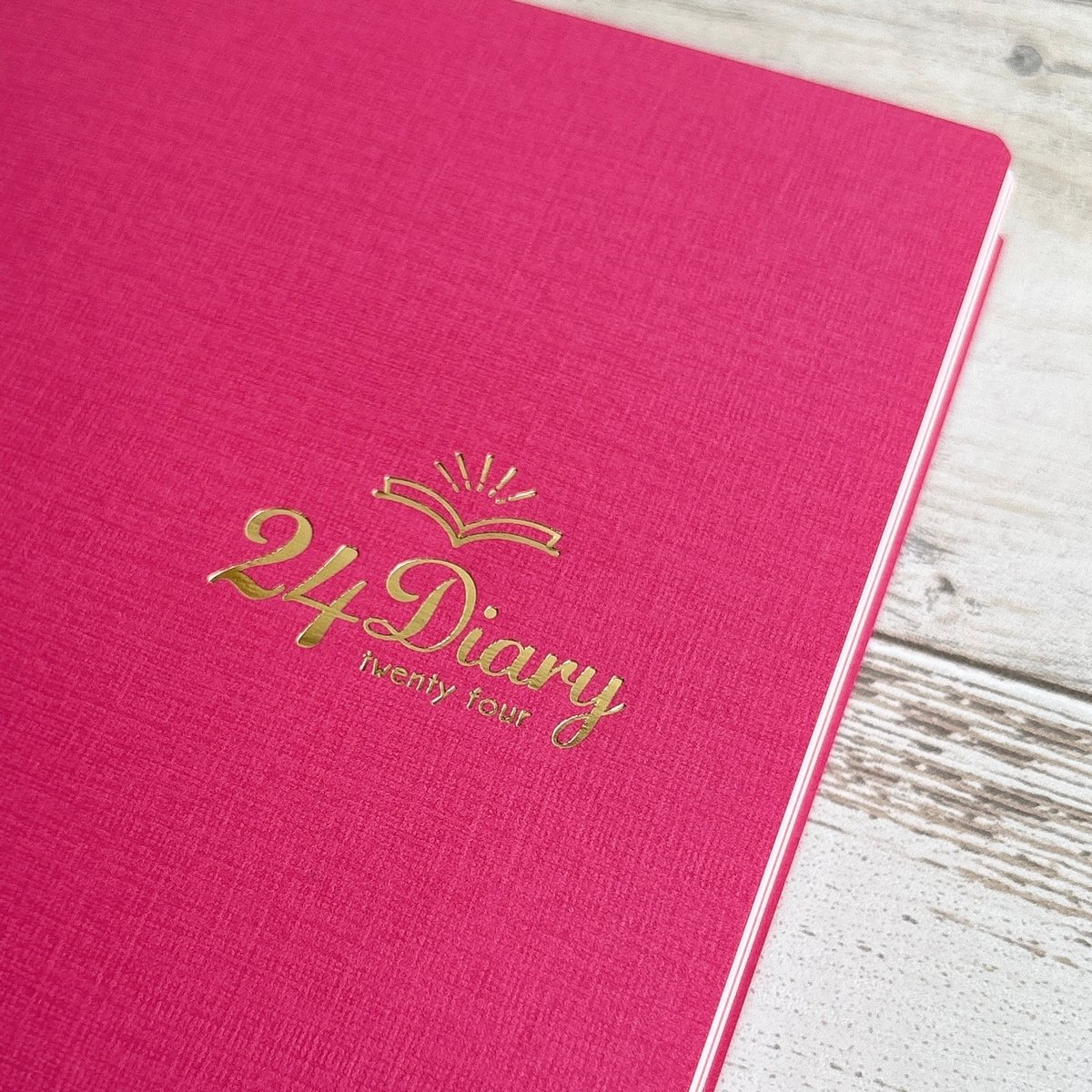 24Diary「ベリーピンク」（1冊3ヶ月・日付曜日フリー） | 24Diary 公式オンライ...