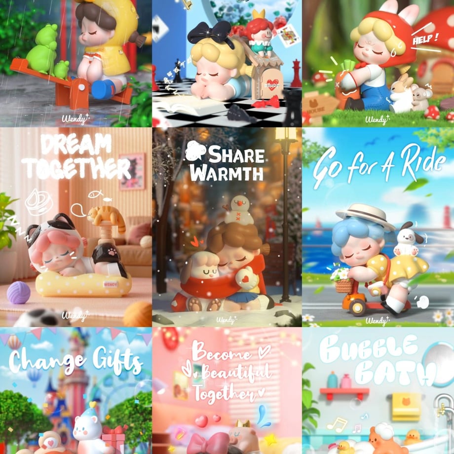 【現品販売】DODO SUGAR Wendy（スヴィー）第3弾「一緒に居る時」シリーズ | H...