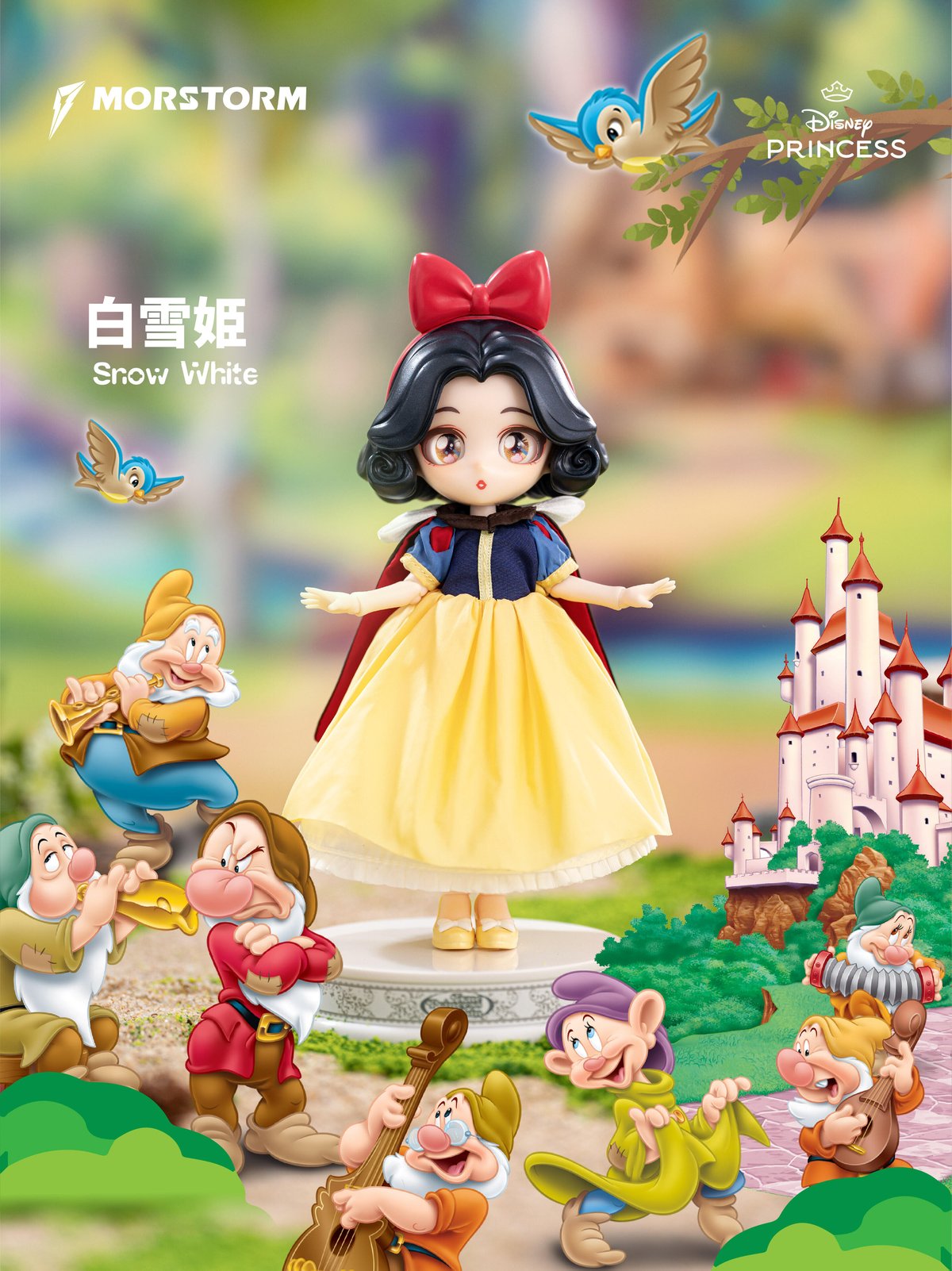 【予約販売：3月中旬～4月中旬 お届け予定】MORSTORM ディズニープリンセス 1/12ス...