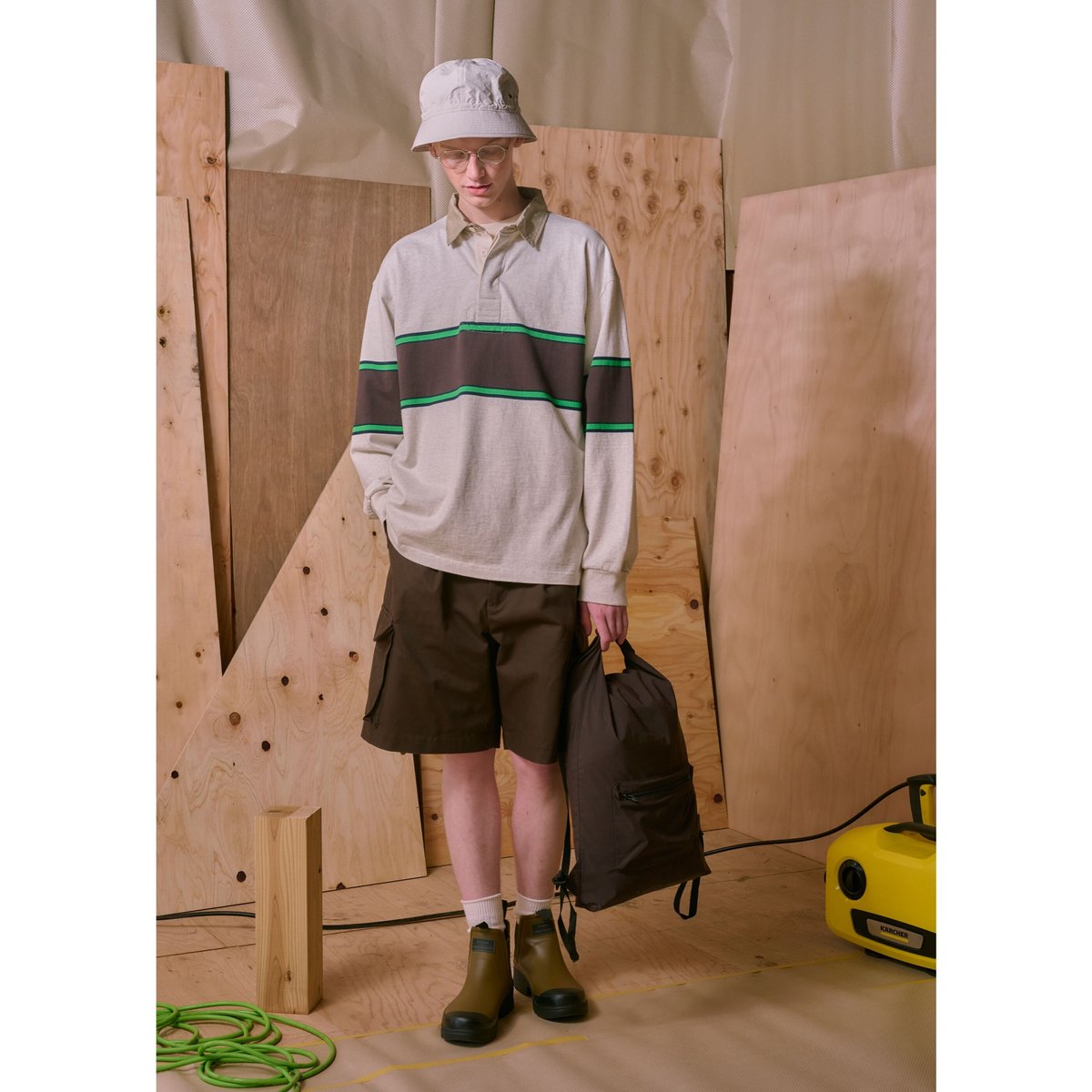 tone / CHEST BORDER RUGBY SHIRT / BORDER | Soph...