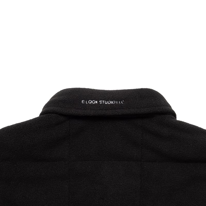 LQQK STUDIO / QUILTED BUTTON DOWN / BLACK | Sop LQQK STUDIO / QUILTED BUTTON DOWN / BLACK | Sop