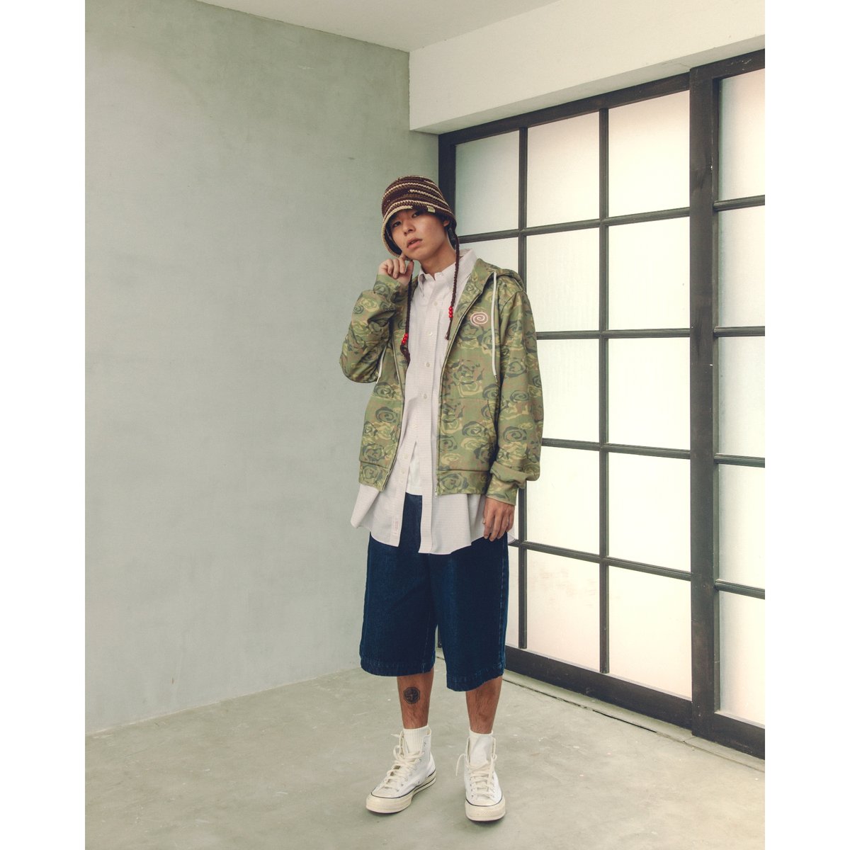 SOL soonerorlater / CAMO ZIPUP HOODIE / CAMO | SOL soonerorlater / CAMO ZIPUP HOODIE / CAMO |
