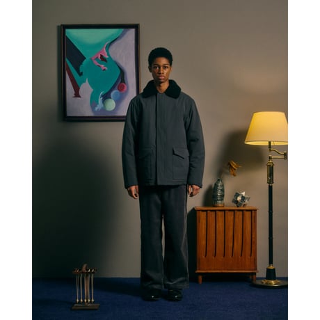 COMFORTABLE REASON / BOA PUFF JACKET / CHARCOAL...
