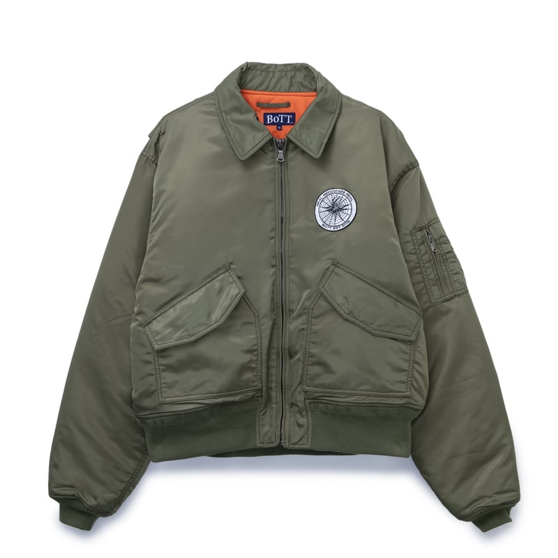 BoTT / NYLON FLIGHT JACKET / OLIVE | Sophomore BoTT / NYLON FLIGHT JACKET / OLIVE | Sophomore