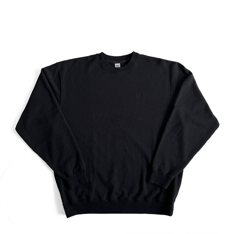 COMFORTABLE REASON / BOUCLE LOGO SWEAT / BLACK COMFORTABLE REASON / BOUCLE LOGO SWEAT / BLACK