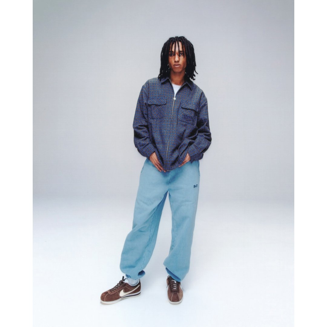 BoTT / ZIP UP FLANNEL SHIRT / GREEN | Sophomore BoTT / ZIP UP FLANNEL SHIRT / GREEN | Sophomore