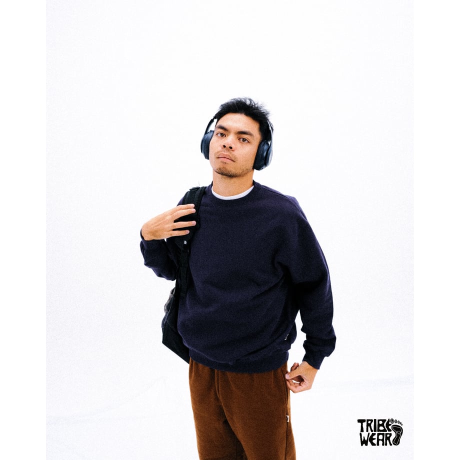 TRIBE WEAR / BASIC CREWNECK SWEAT / GRAY | Soph...