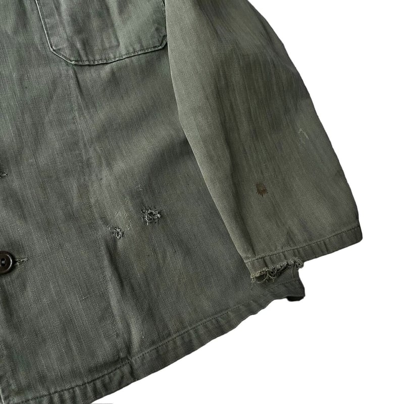 1940's-1950's U.S.ARMY M-47 HBT utility shirt | 1940's-1950's U.S.ARMY M-47 HBT utility shirt |