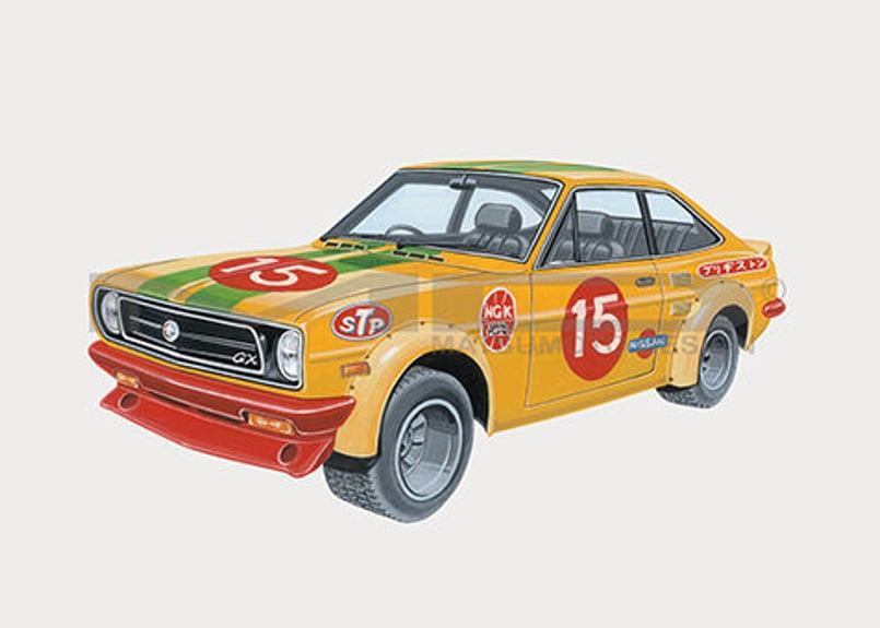 限定100枚】 作品No93 『サニーレーシング 1200GX』 1976年 限定100枚】 作品No93 『サニーレーシング 1200GX』 1976年