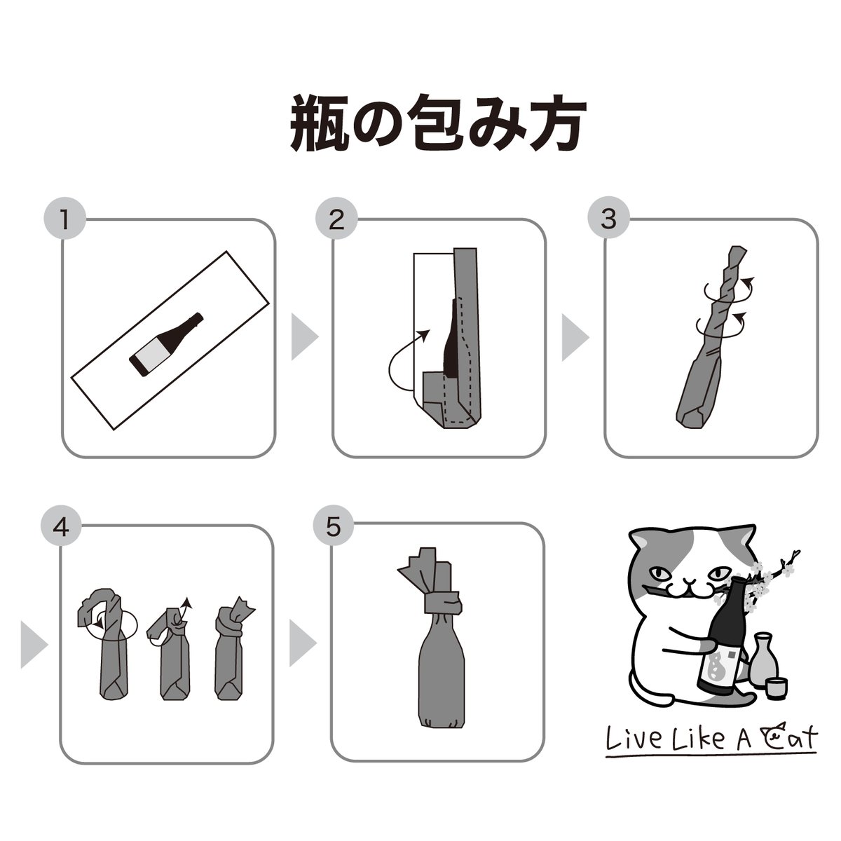 「Azuma-no-fumoto Shuzo × LLAC」 Sake Nekozakura（...