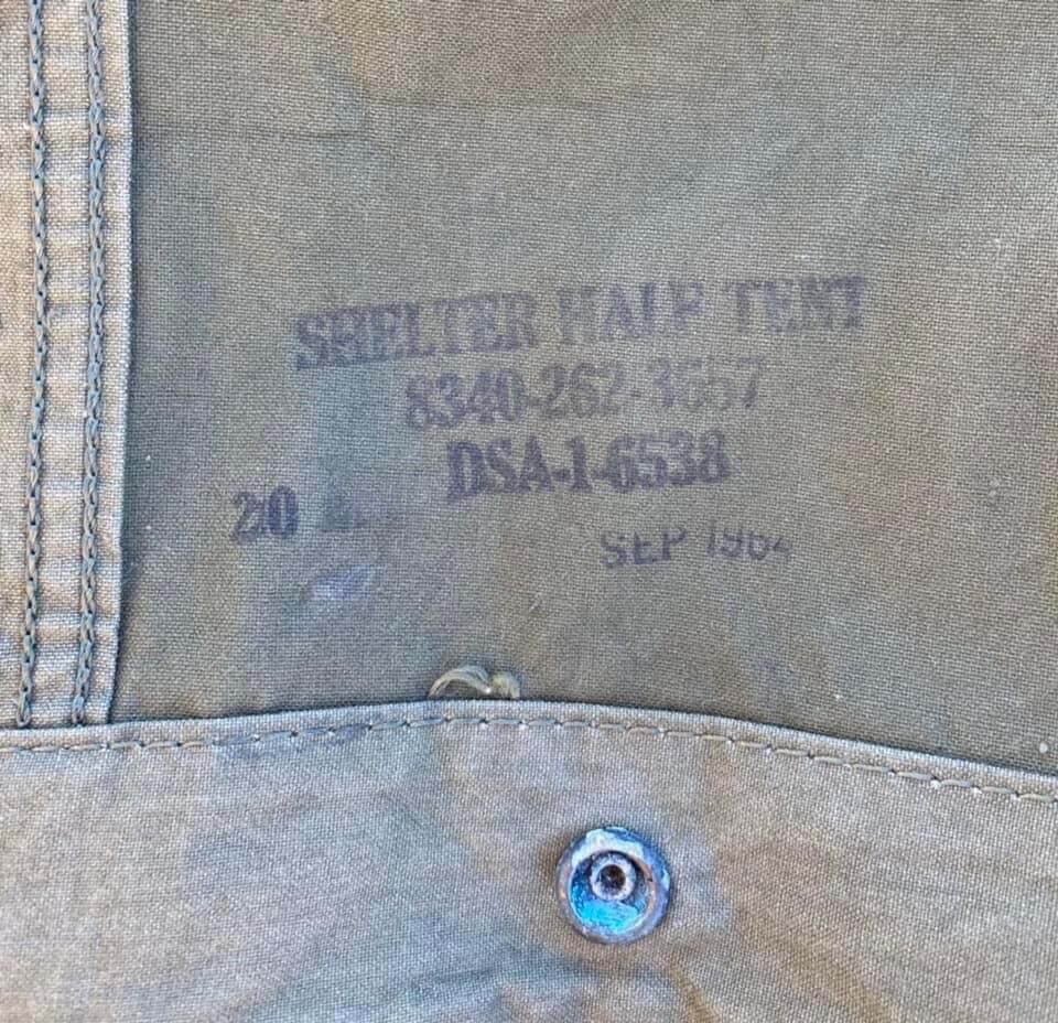 実物 軍用 US パップテント 64年製 美品 | 第三商店 実物 軍用 US パップテント 64年製 美品 | 第三商店