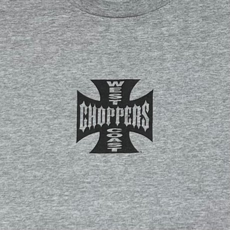 WEST COAST CHOPPERS IRON CROSS LS ASH GREY FITS...