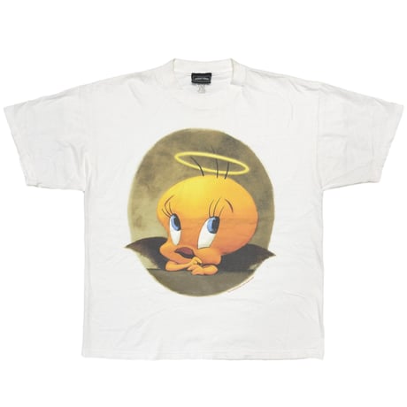 LOONEY TUNES TWEETY ANGEL 1996 WHITE XL 8364