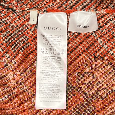 GUCCI DISNEY MICKEY OVP CREWNECK SWEATER ORANGE...