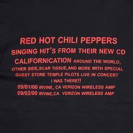 RED HOT CHILI PEPPERS x STONE TEMPLE PILOTS CAL...
