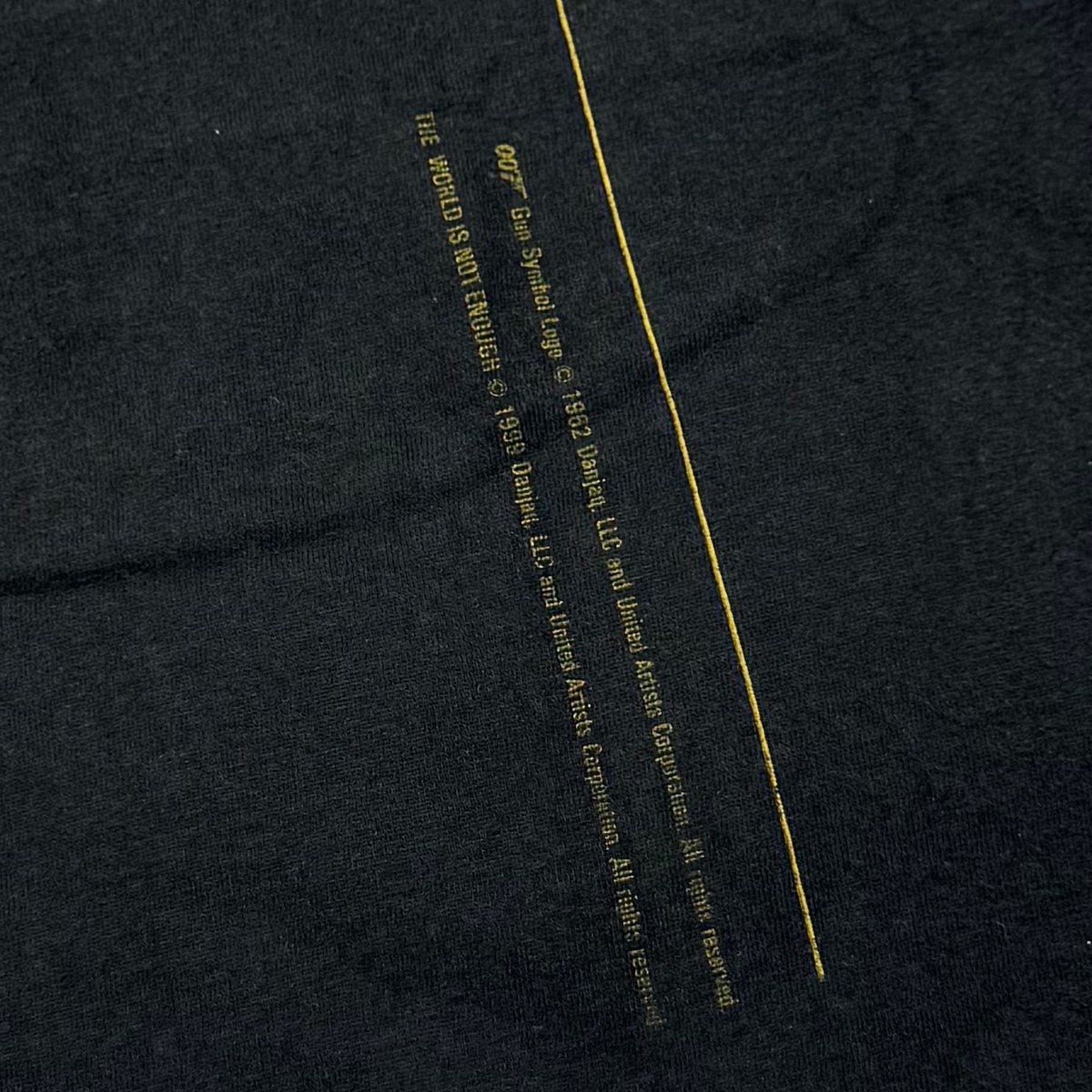 007 WORLD IS NOT ENOUGH MOVIE PROMO BLACK FITS ...