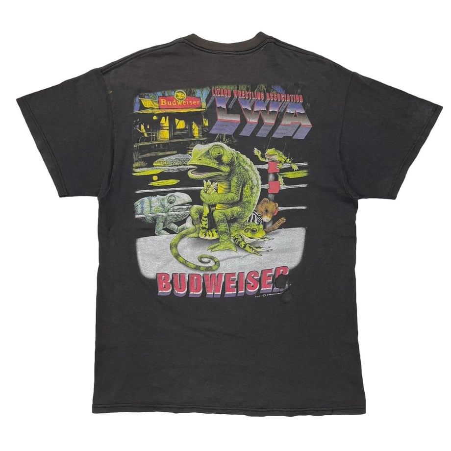 Budweiser CHAMELEON&FROG 1998 LIZARD WRESTLING ...