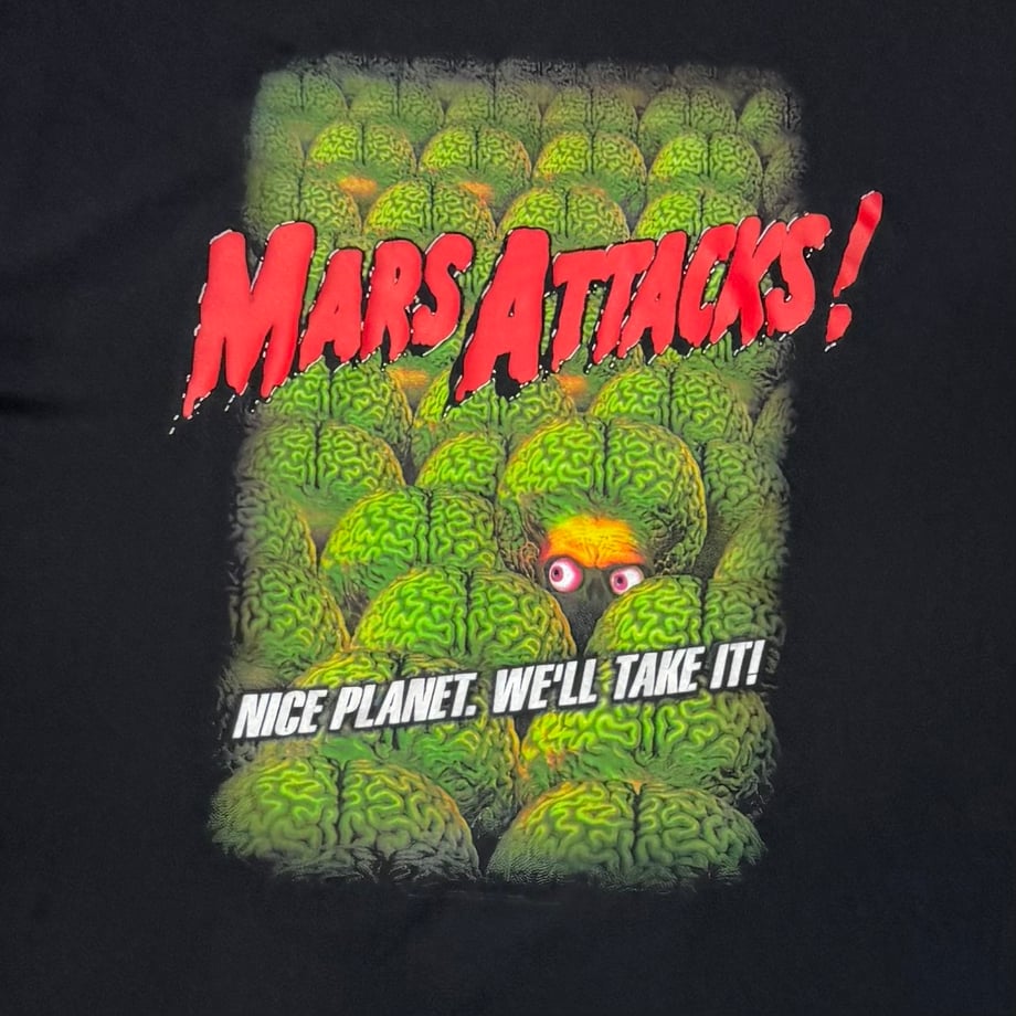 [MORE SALE] MARS ATTACKS! MOVIE PROMO Q-TEES XL...