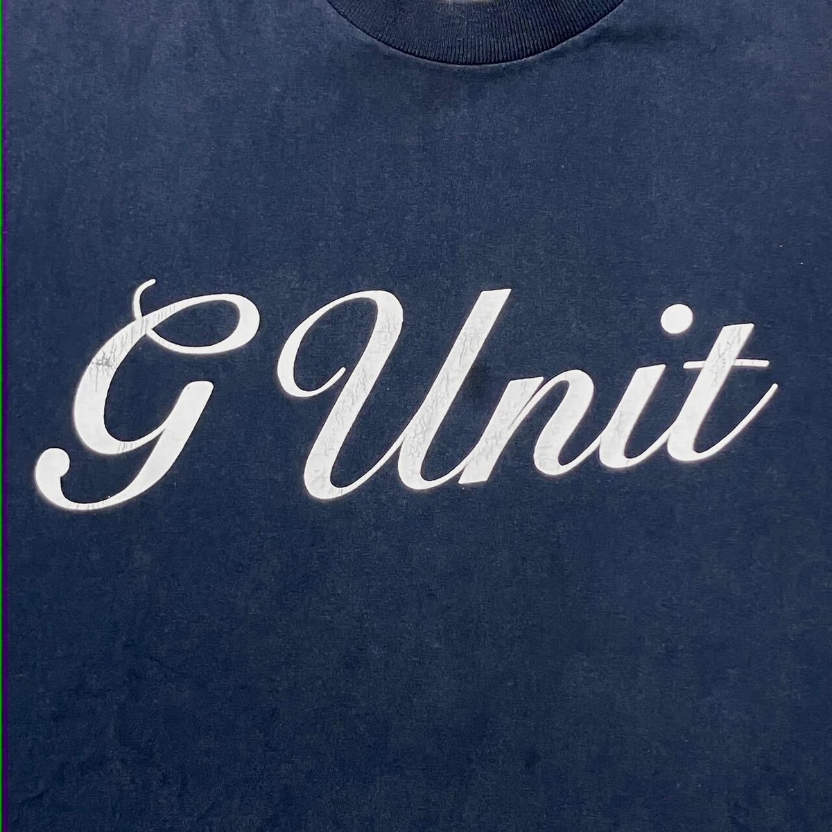 G UNIT LOGO TEE NAVY XXL 8355 | greatLAnd OSAKA