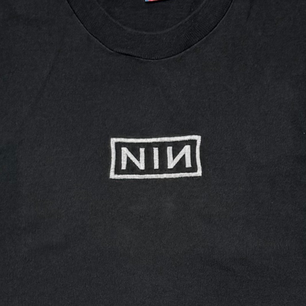 NINE INCH NAILS EMBROIDERY BOX LOGO FRUIT OF TH...