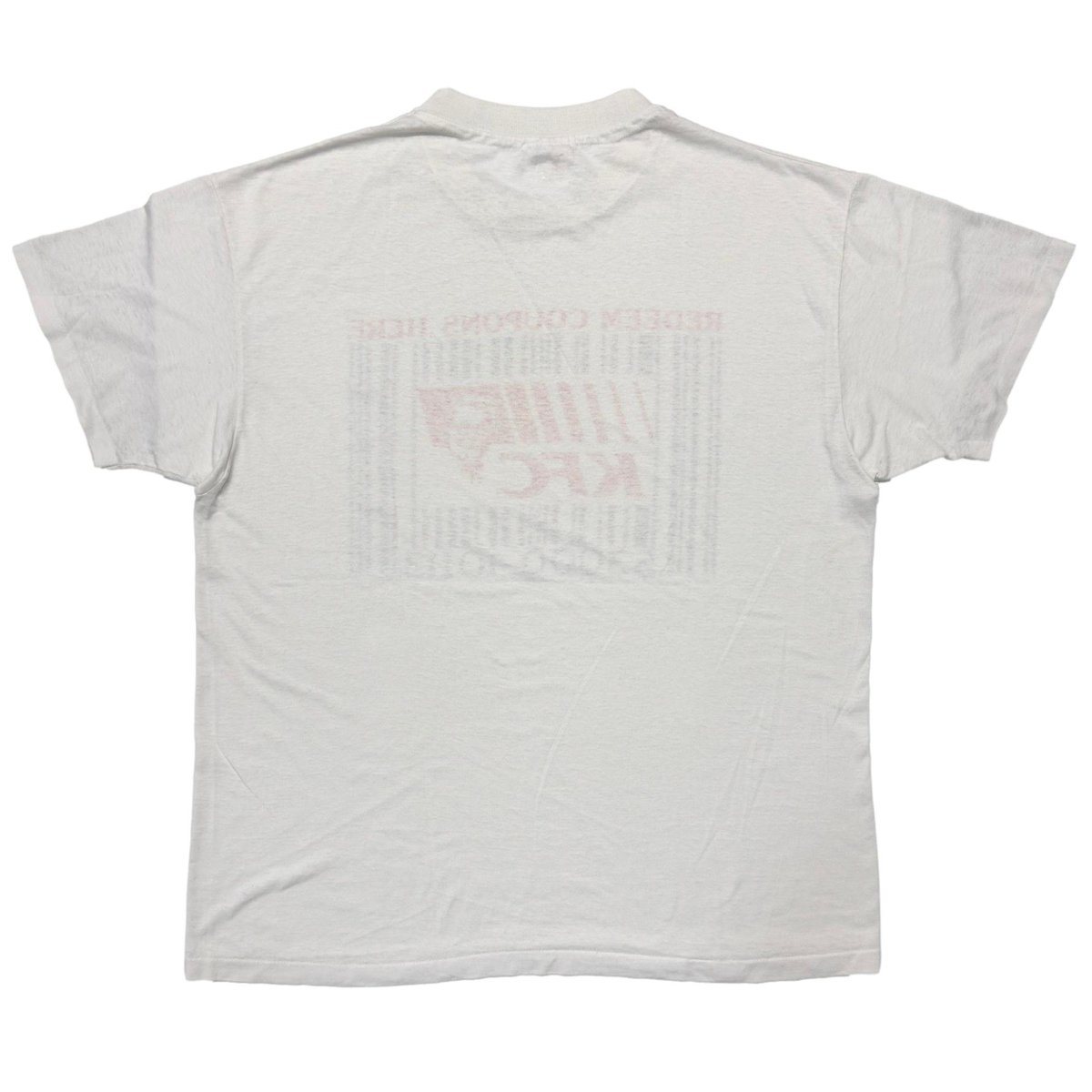 KFC REDEEM COUPONS BARCODE WHITE Hanes XL 1235 ...