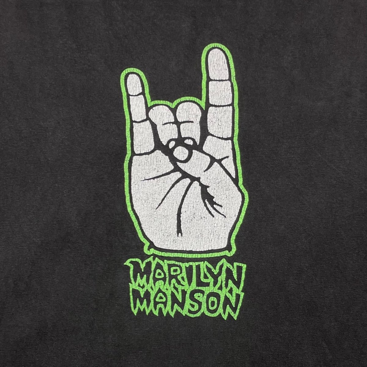 MARILYN MANSON HAND SIGN WE HATE LOVE WE LOVE H...