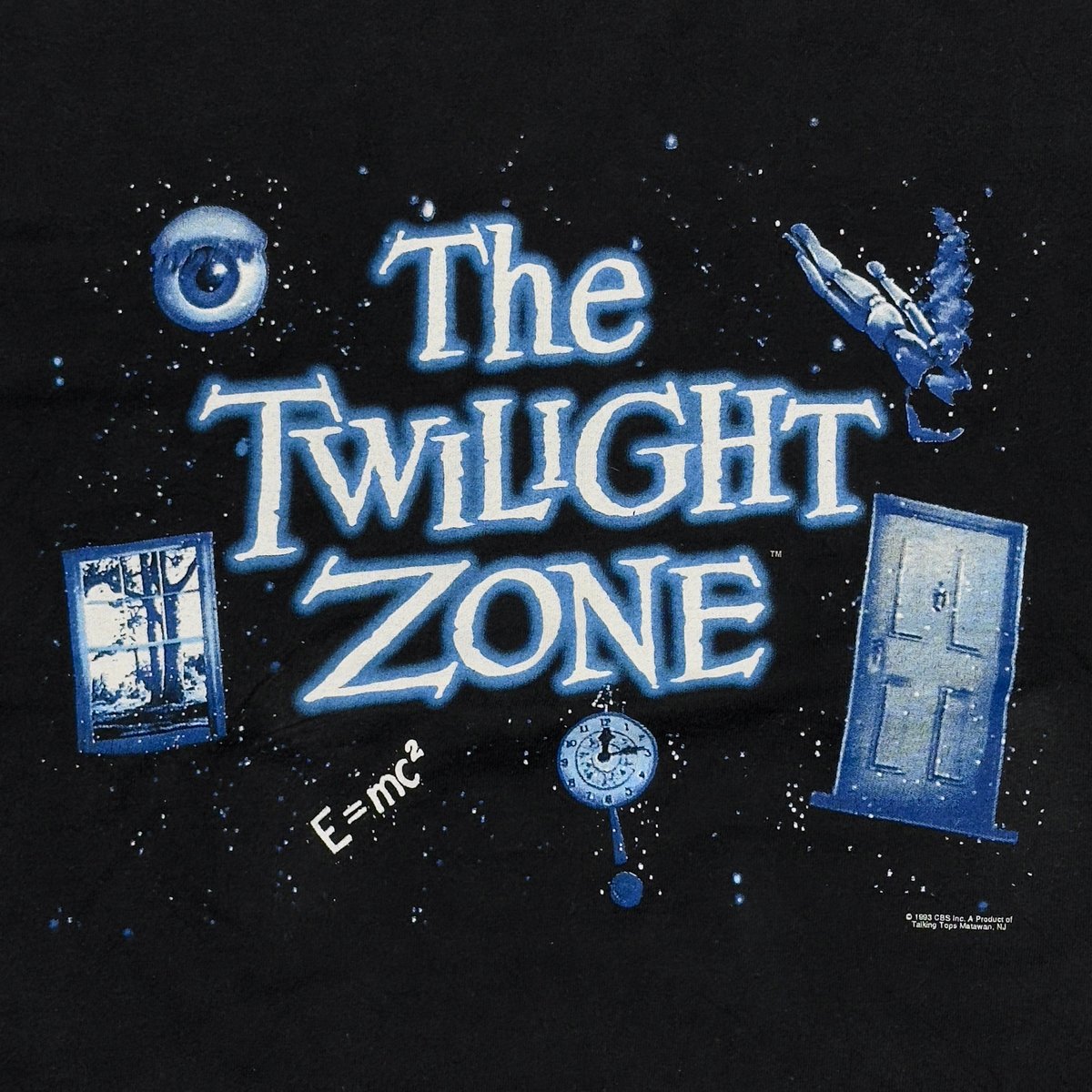 DISNEY VINTAGE 1993 THE TWILIGHT ZONE LOGO FRUI...