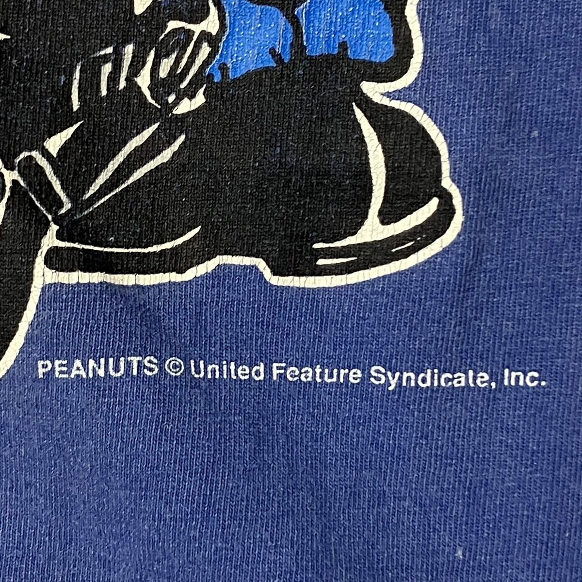 PEANUTS SNOOPY TOP DOG TOP GUN PARODY BLUE JERZ...