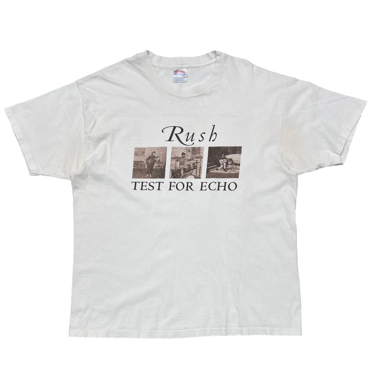 RUSH TEST FOR ECHO 1996-97 TOUR WHITE HANES XL ...