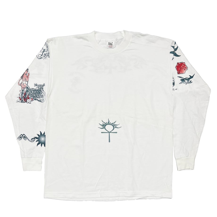 DENNIS RODMAN TATTOO LS WHITE XL | greatLAnd OSAKA