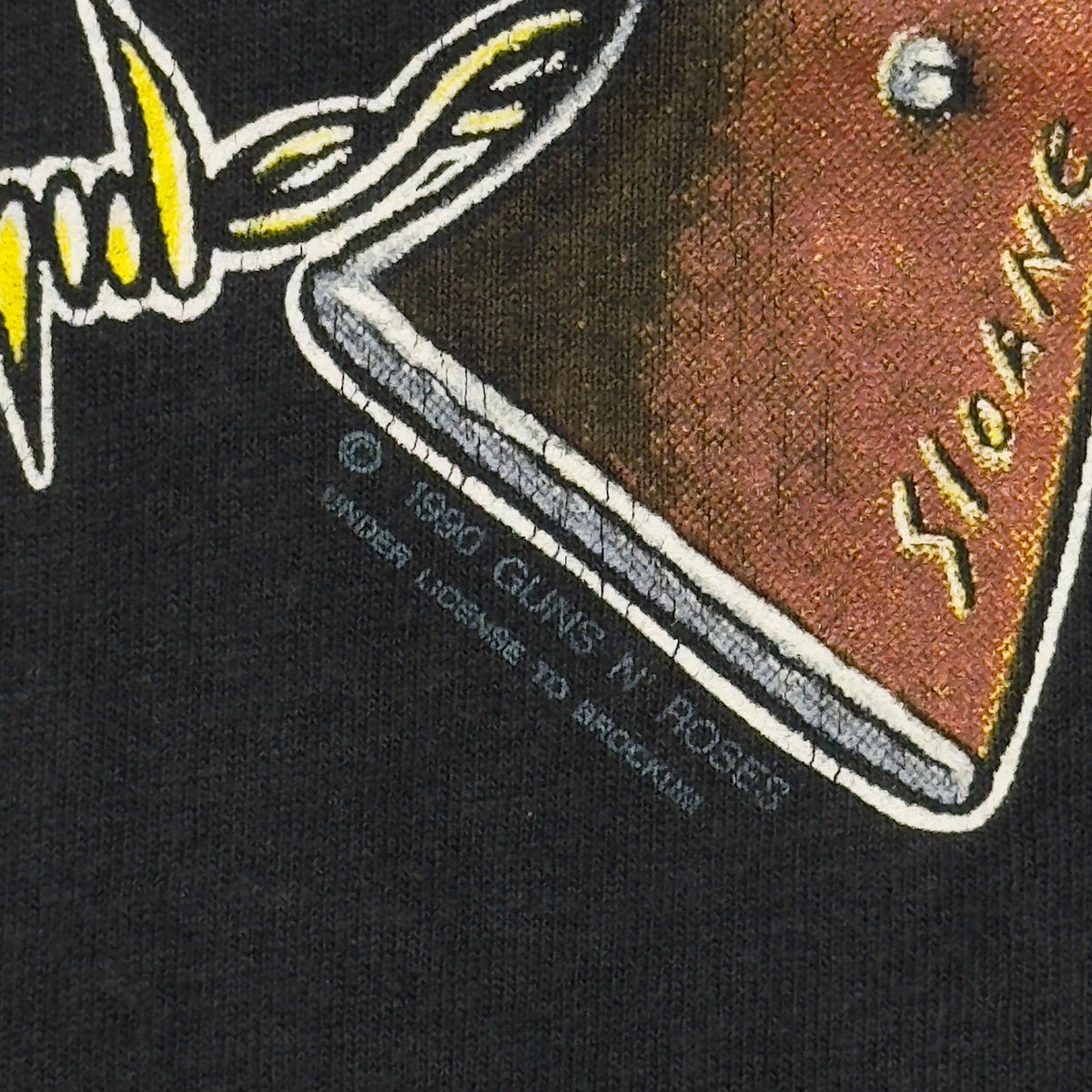 GUNS N' ROSES 1990 SKULL GUNS BROCKUM LARGE 504...