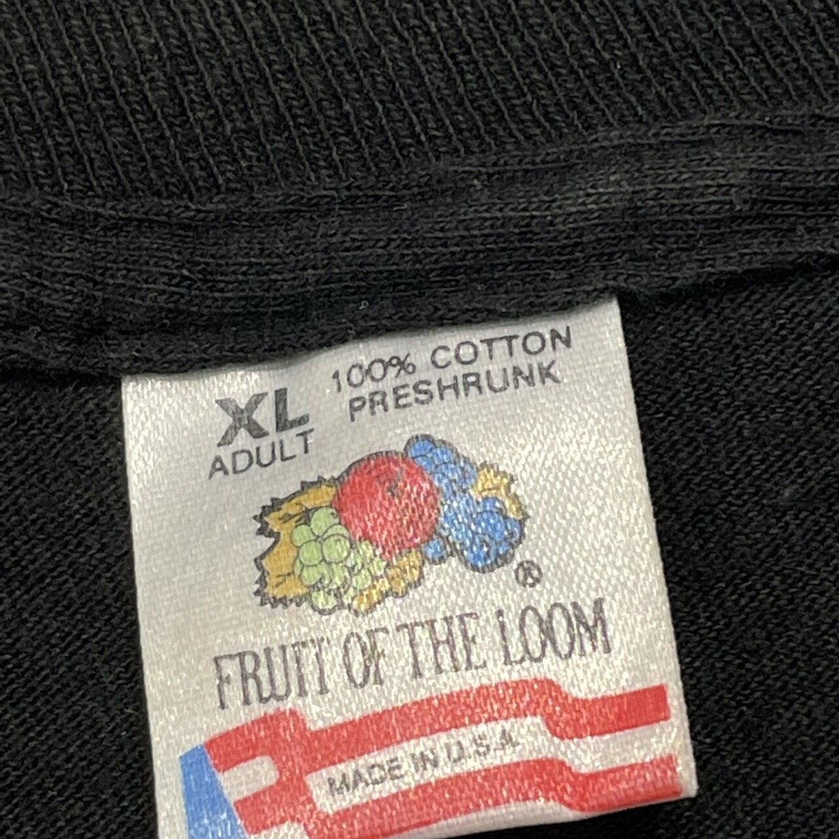 PEARL JAM WINDOW PAIN FRUIT OF THE LOOM XL 7504...