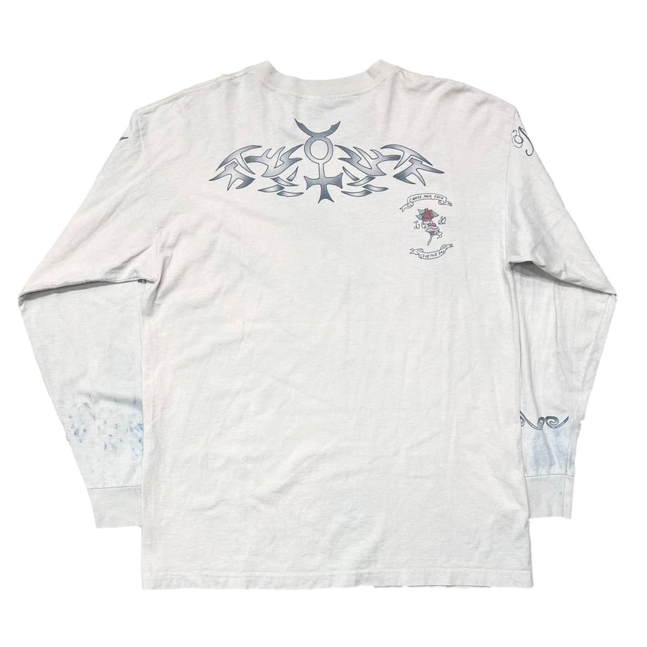 DENNIS RODMAN TATTOO LS WHITE XL 1241 | greatLA...