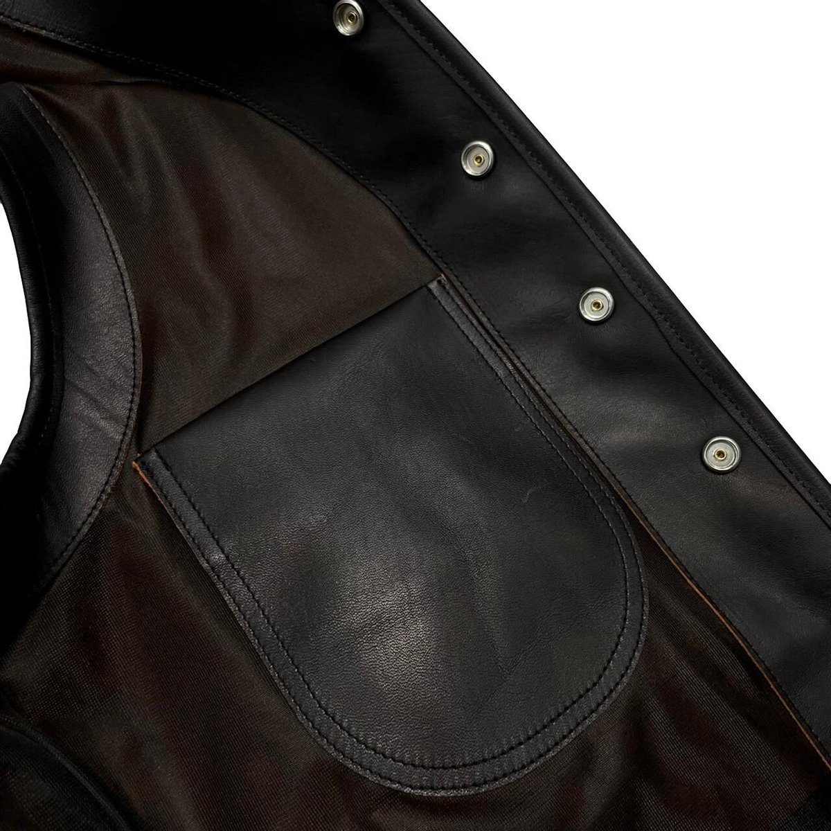 greatLAnd THREE HUNDRED LEATHER VEST | greatLAn greatLAnd THREE HUNDRED LEATHER VEST | greatLAn