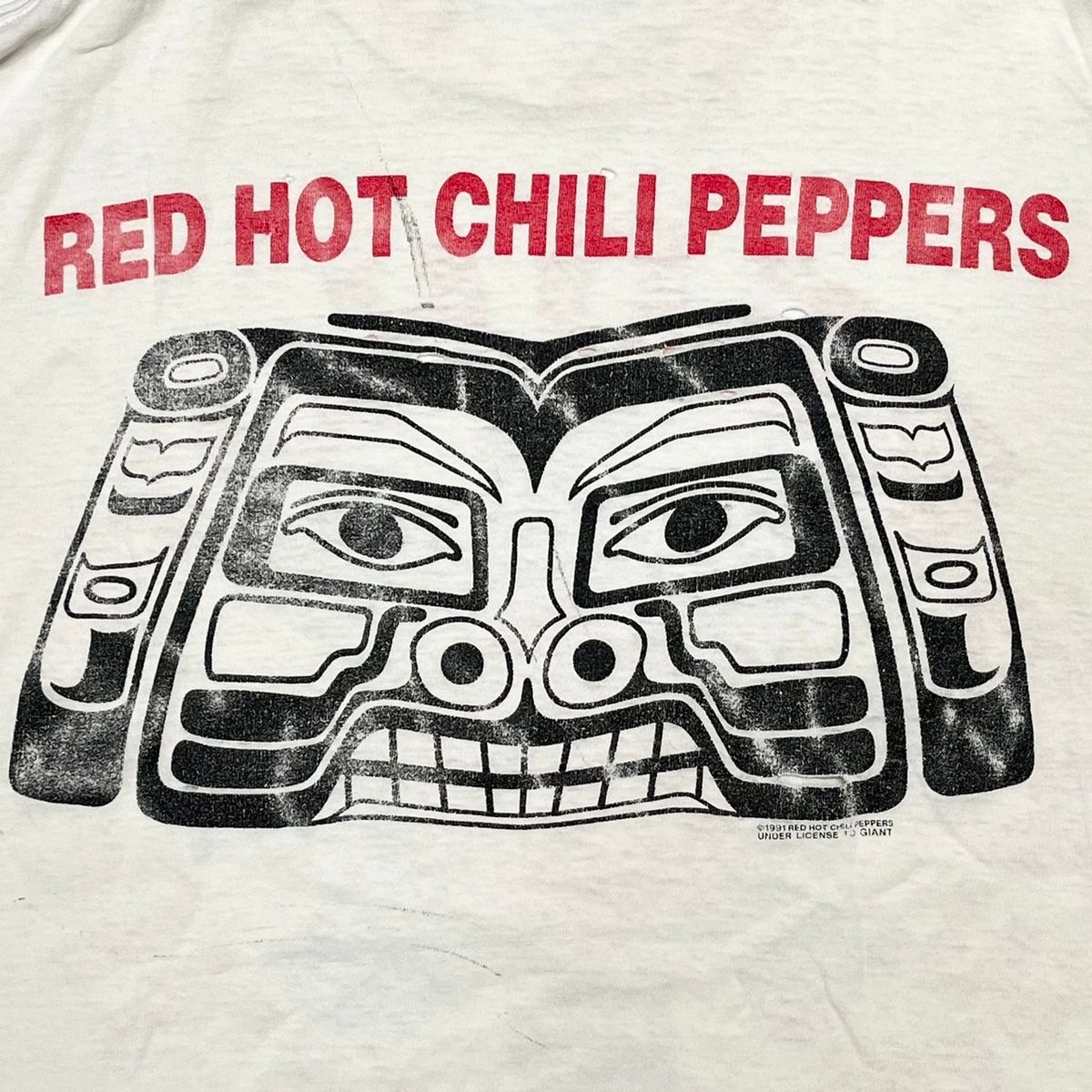 RED HOT CHILI PEPPERS 1991 DOUBLE SIDE Aztec WH...