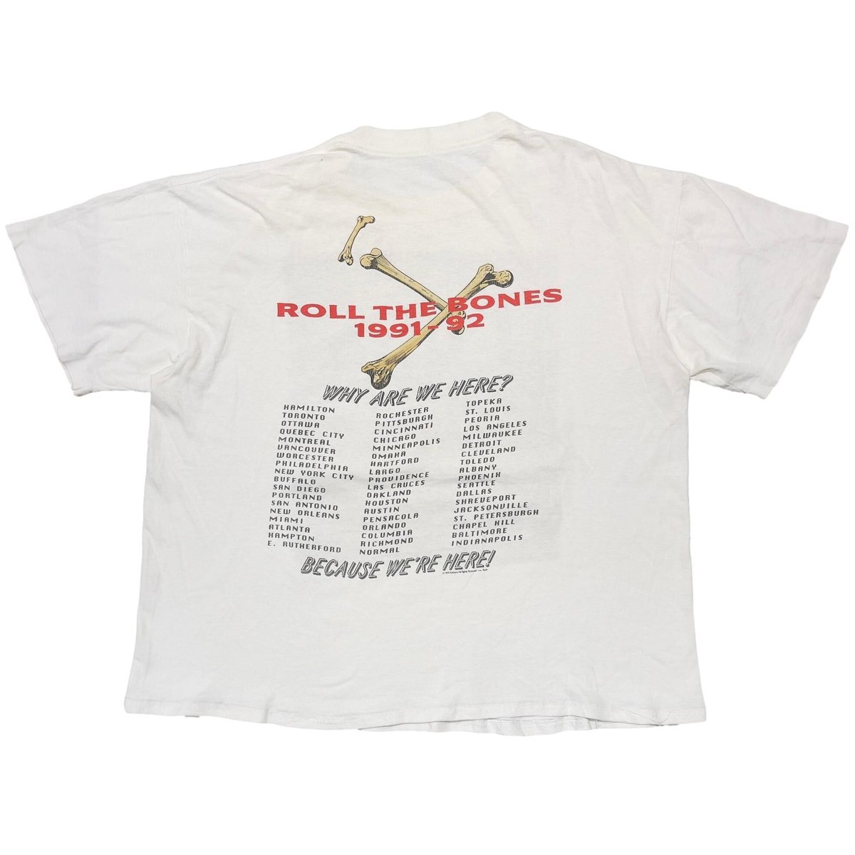 RUSH 1991 ROLL THE BONES TOUR 1991-92 PORTRAIT ...