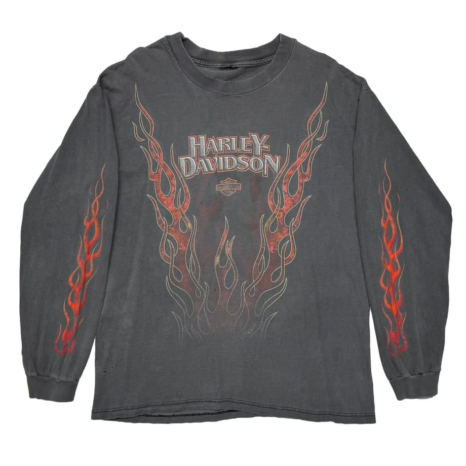 HARLEY DAVIDSON FRONT V FLAME SANDY'S LS FITS L...
