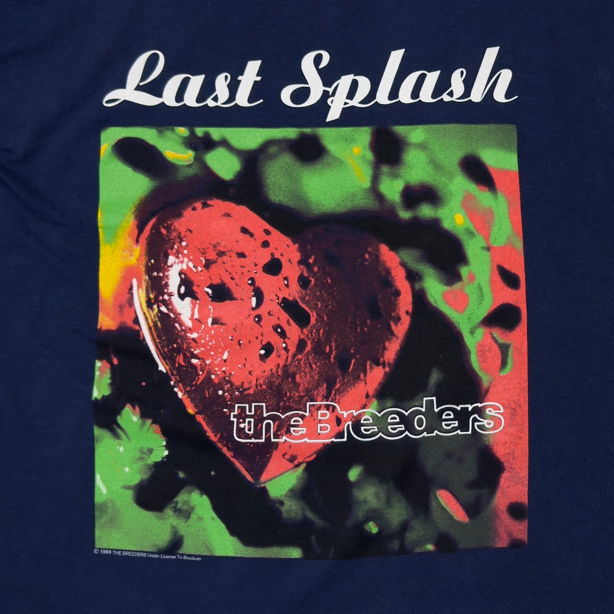 the Breeders Last Splash NAVY SCREEN STARS LARG...