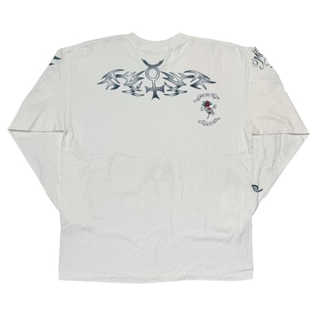 DENNIS RODMAN TATTOO LS WHITE XL 4496 | greatLA...