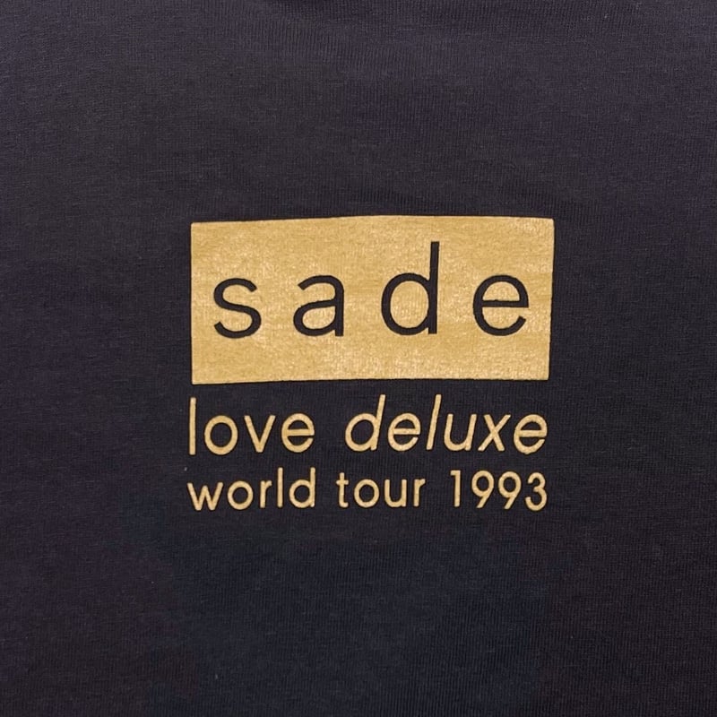 SADE LOVE DELUXE WORLD TOUR 1993 GIANT BY TEE J SADE LOVE DELUXE WORLD TOUR 1993 GIANT BY TEE J