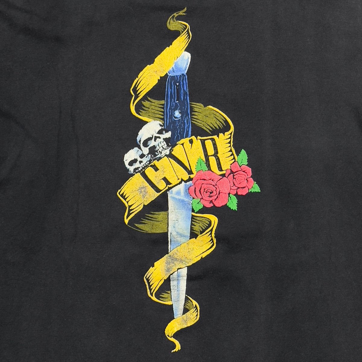GUNS N' ROSES 1990 SKULL GUNS BROCKUM LARGE 504...