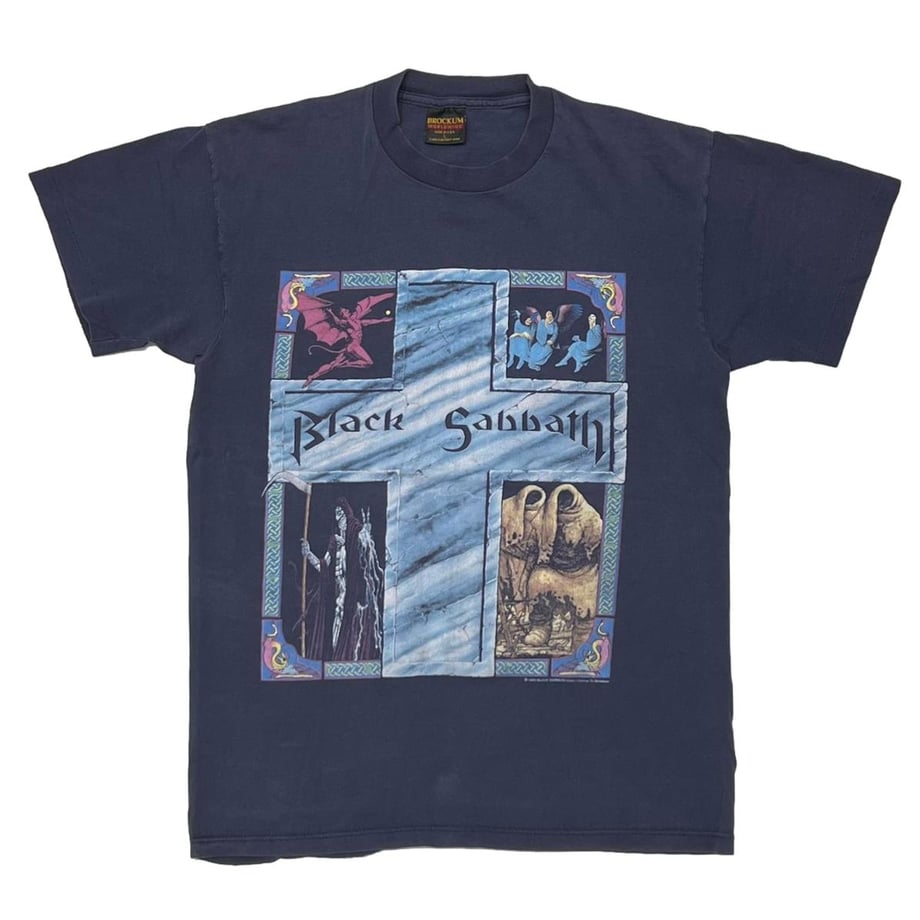 BLACK SABBATH 4 DESIGN 1992 NAVY BROCKUM LARGE ...