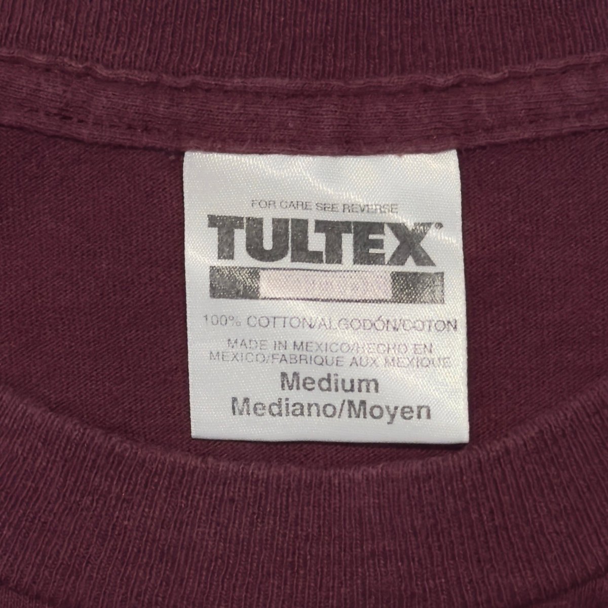 Slipknot 1999 1ST PEOPLE=SHIT BURGANDY TULTEX M...