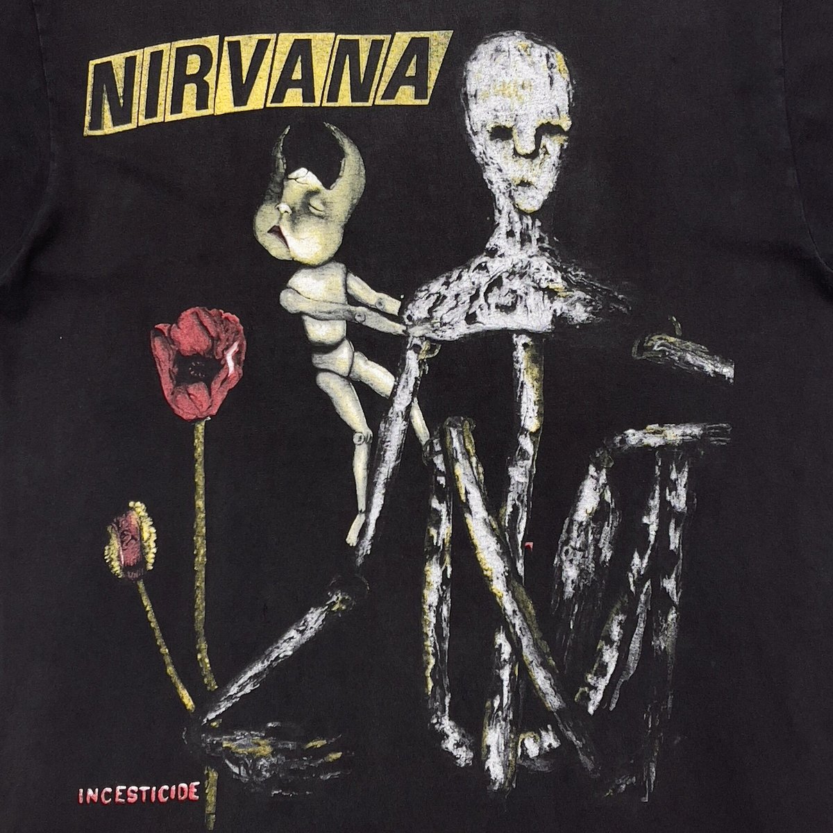 NIRVANA INCESTICIDE BLACK GIANT BY TULTEX LARGE...