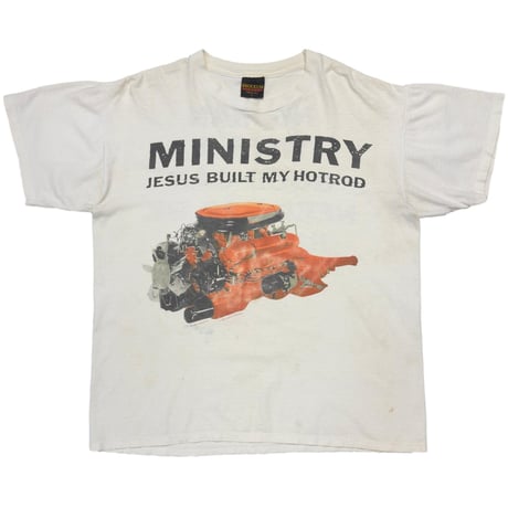 MINISTRY 1991 JESUS BUILT MY HOTROD WHITE BROCK...