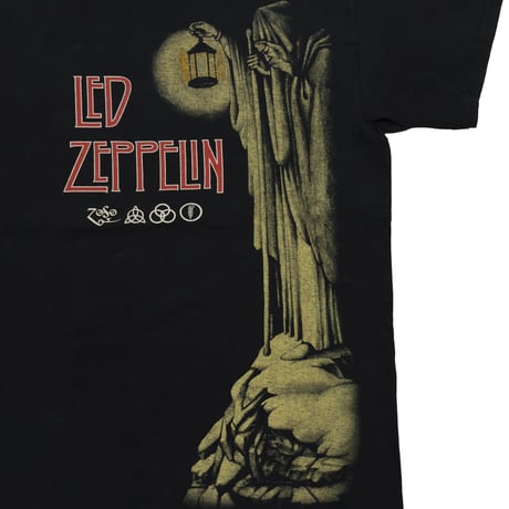 LED ZEPPELIN HERMIT BLACK GILDAN LARGE 6834 | g...